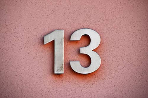 Qué SIGNIFICADO tiene el NÚMERO 13 ¿Es de mala suerte?